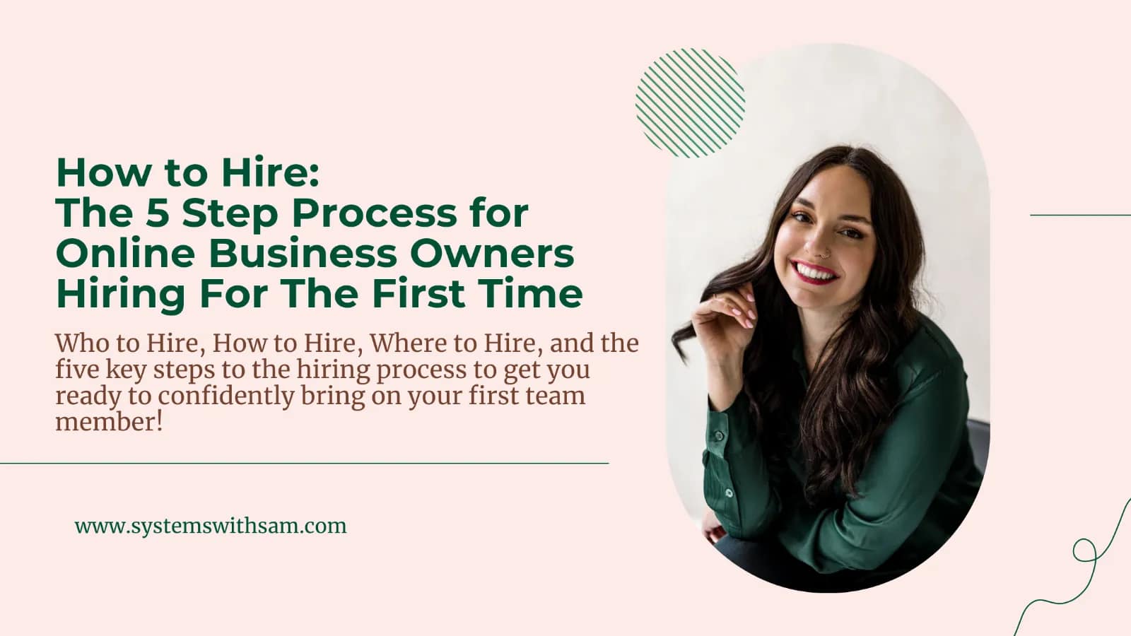 The 5 Step Process for Online Business Owners Hiring For The First Time - Systems w/ Sam