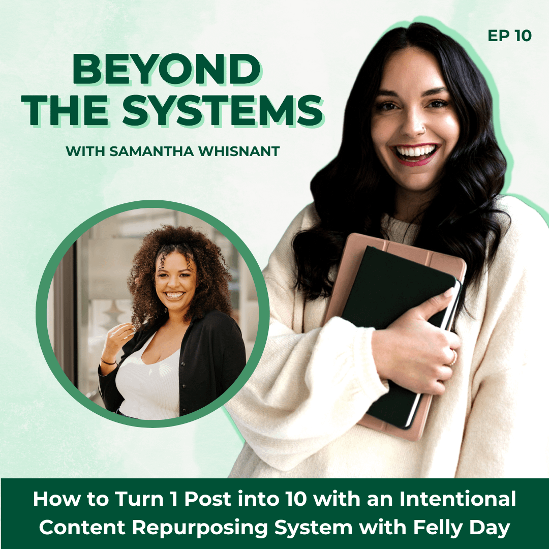 How to Turn 1 Post into 10 with an Intentional Content Repurposing System with Felly Day [Ep 10 ...